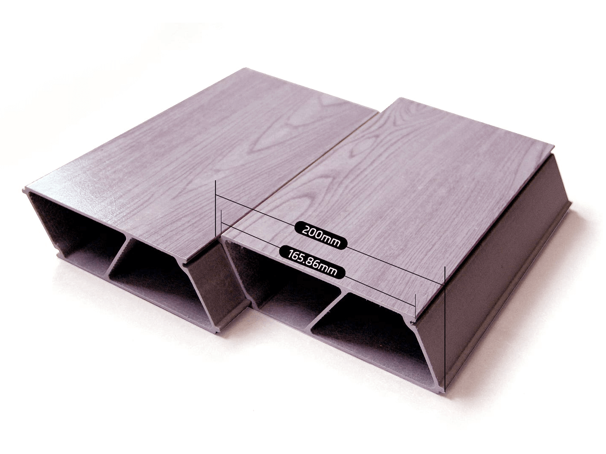 Mocha Sleepers - Composite Retaining Walls in Brisbane